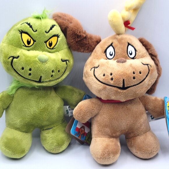 Aurora | Toys | Classic Dr Seuss Grinch Max Dog Stole Christmas Plush ...